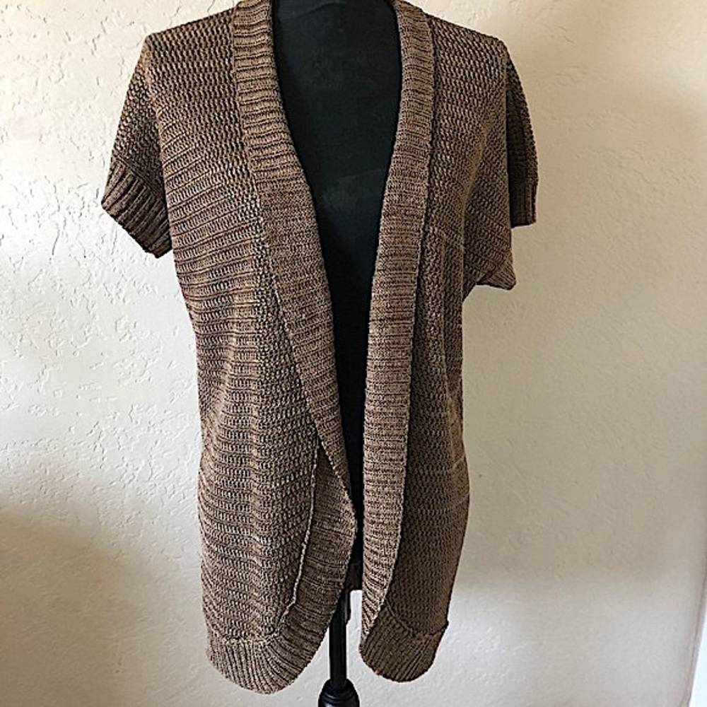 Calypso St. Barth Gold Metallic Shrug/Vest - Gem